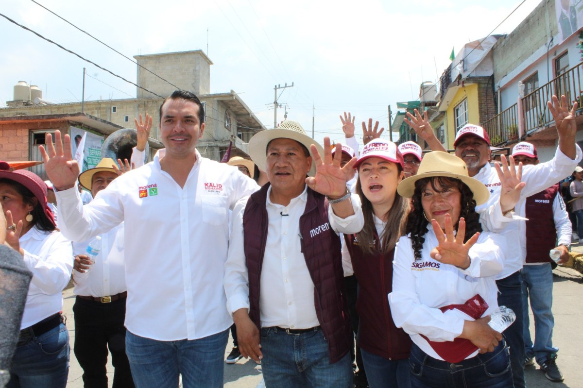 Kalid Mohamed, candidato de Morena, PT y Verde a diputado local por el ...