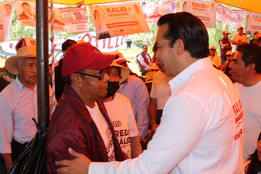 Kalid Mohamed, candidato de Morena, PT y Verde a diputado local por el ...